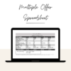 Multiple Offer Spreadsheet For Realtors - Free Download