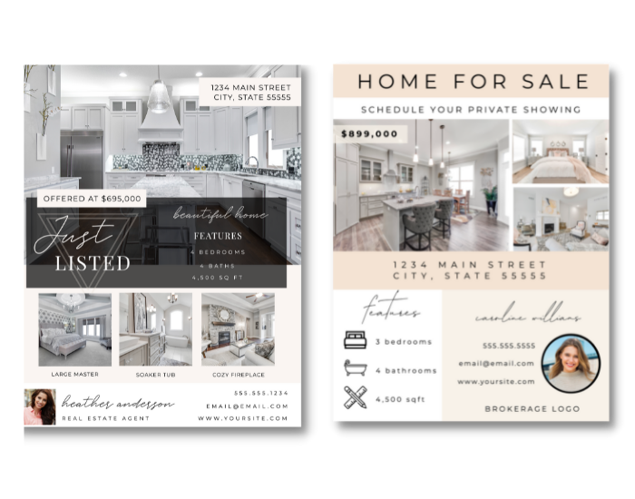The Best Real Estate Marketing Templates For Agents + 16 Free Bonus ...